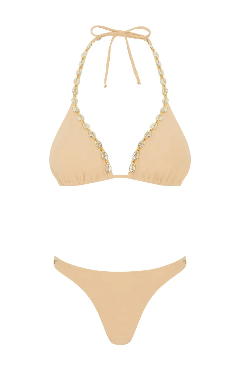 Raquel Shell Bikini Set - Sand - Mermaids Swimwear